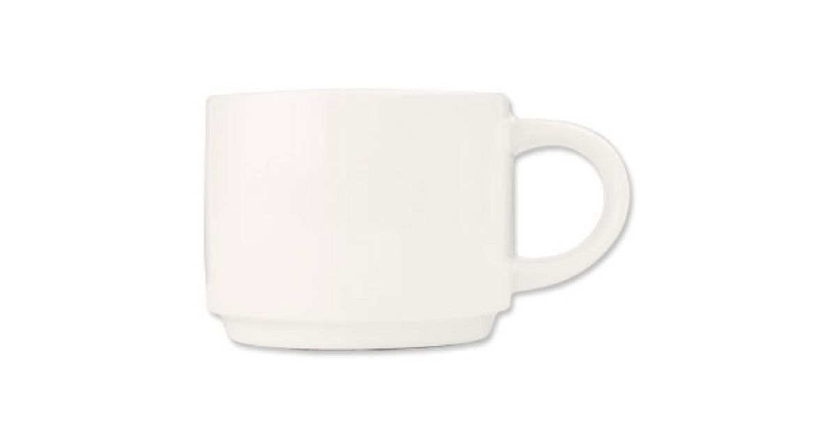 Churchill Compact CA963 Stackable Tea Cups 215ml (Pack of 24 ...