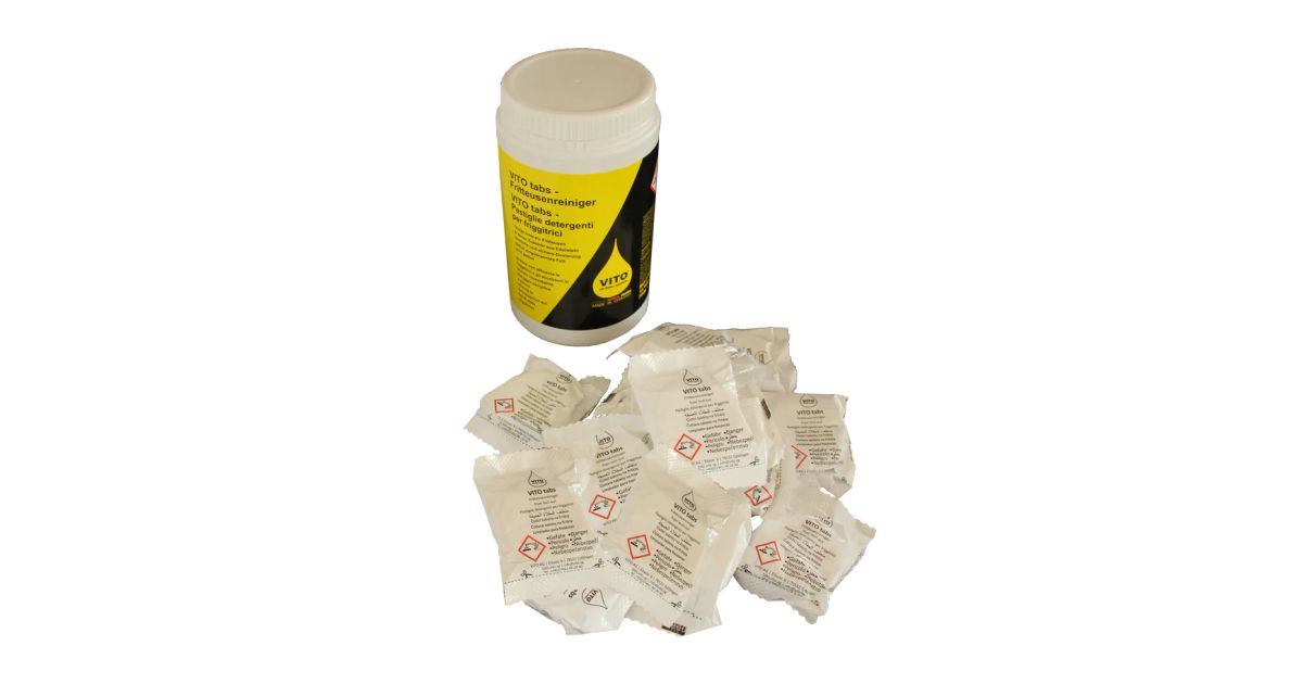 Vito VITO-TABS Boil Out Fryer Tablets (Pack of 15) - Catering Appliance ...