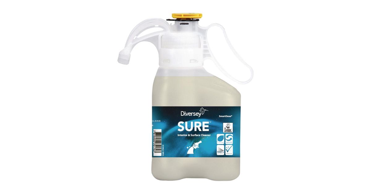 Diversey SURE SmartDose FA223 Interior & Surface Cleaner Concentrate 1. ...