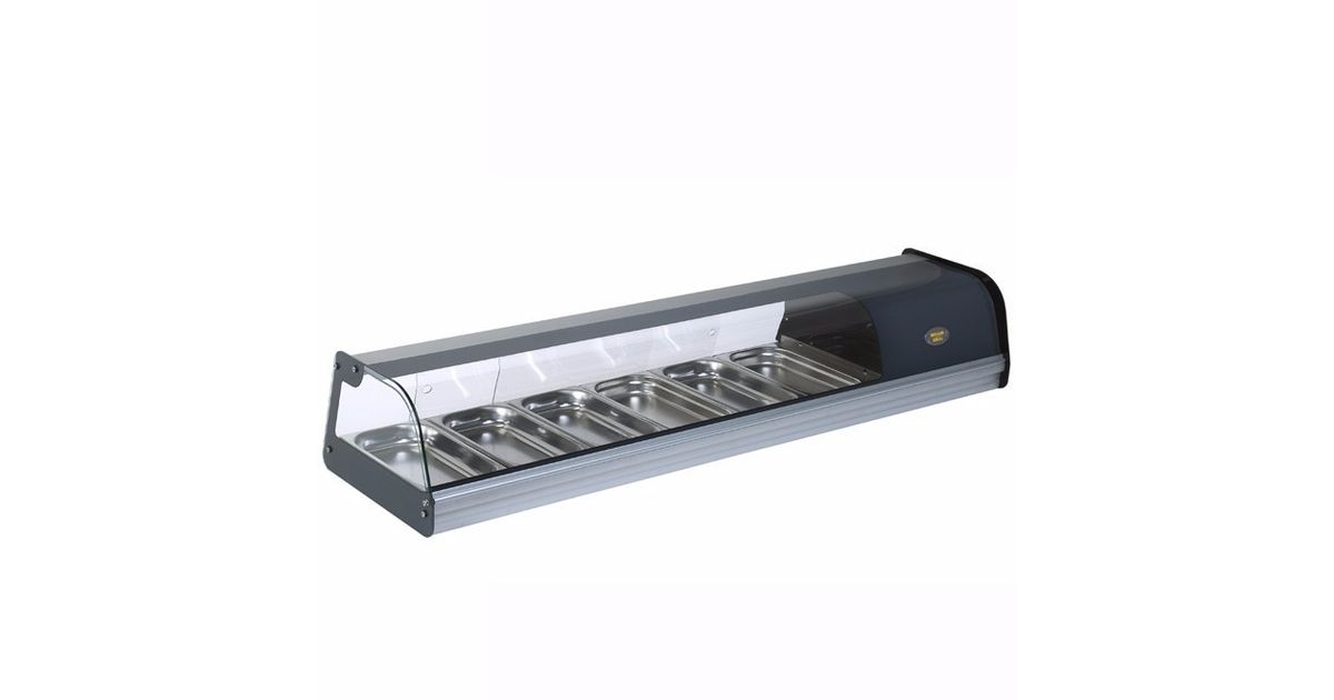 Roller Grill TPR60 6 x 1/3GN Refrigerated Countertop Food Prep Topping ...