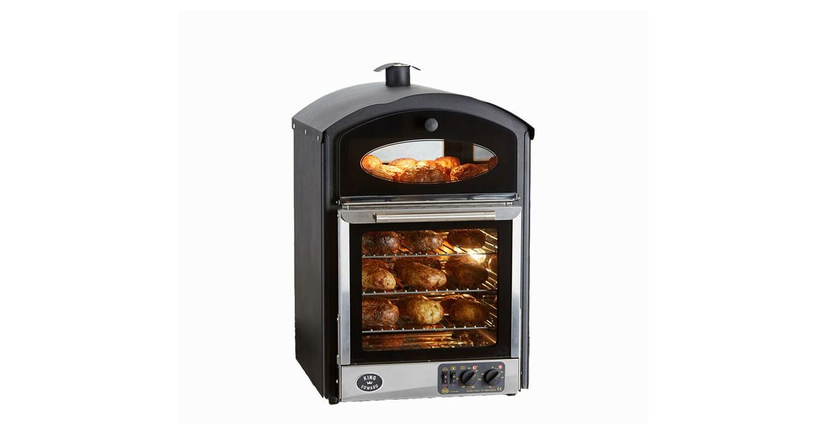 King Edward Bake-King B-K/BLK Potato Oven In Black - Catering Appliance ...