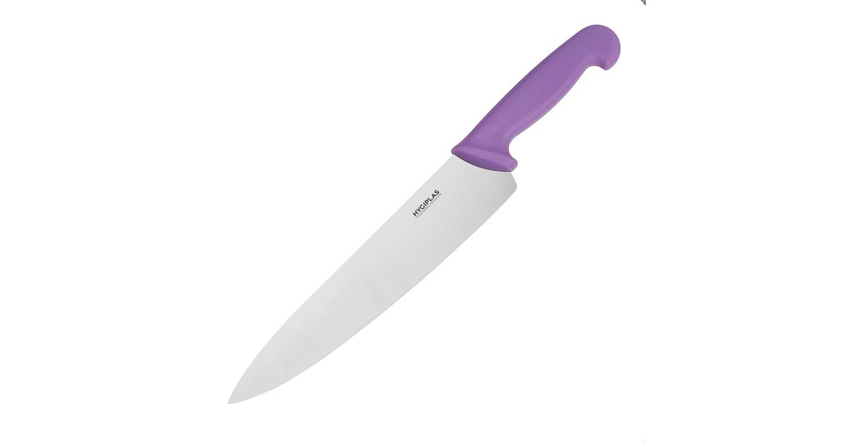 Hygiplas FX112 Chefs Knife Purple 10" - Catering Appliance Superstore