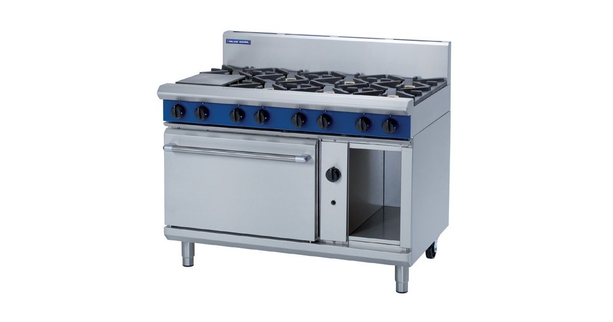 Blue Seal Evolution 8 Burner Gas Oven Ranges