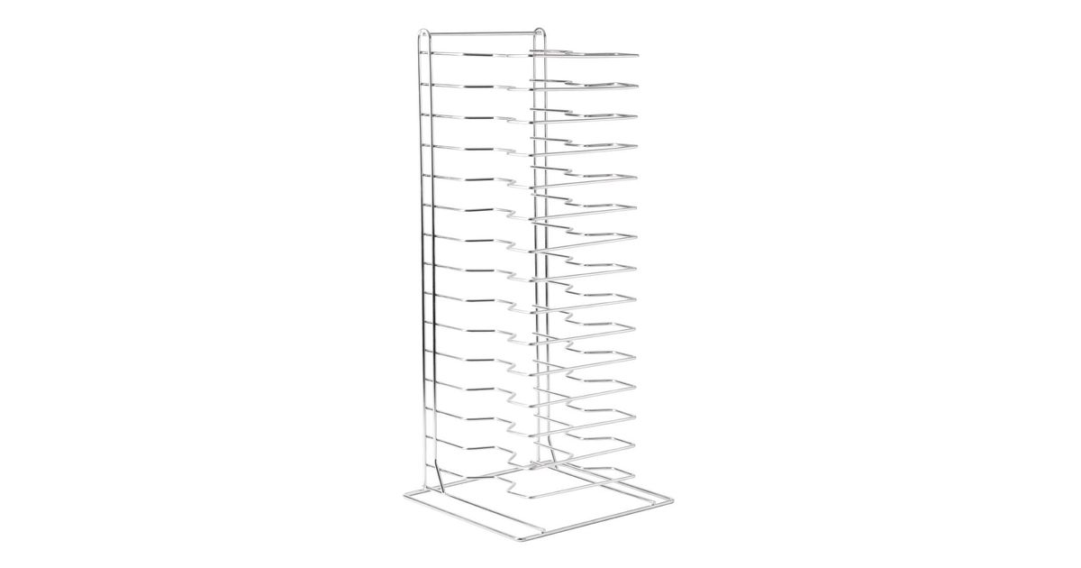 Vogue F027 Pizza Pan Stacking Rack 15 Slot - Catering Appliance Superstore