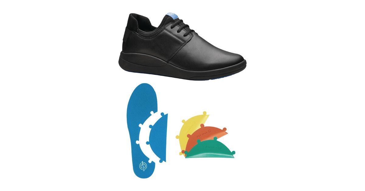 WearerTech Relieve BB740-42 Shoe Black/Black with Modular Insole Size 8 ...