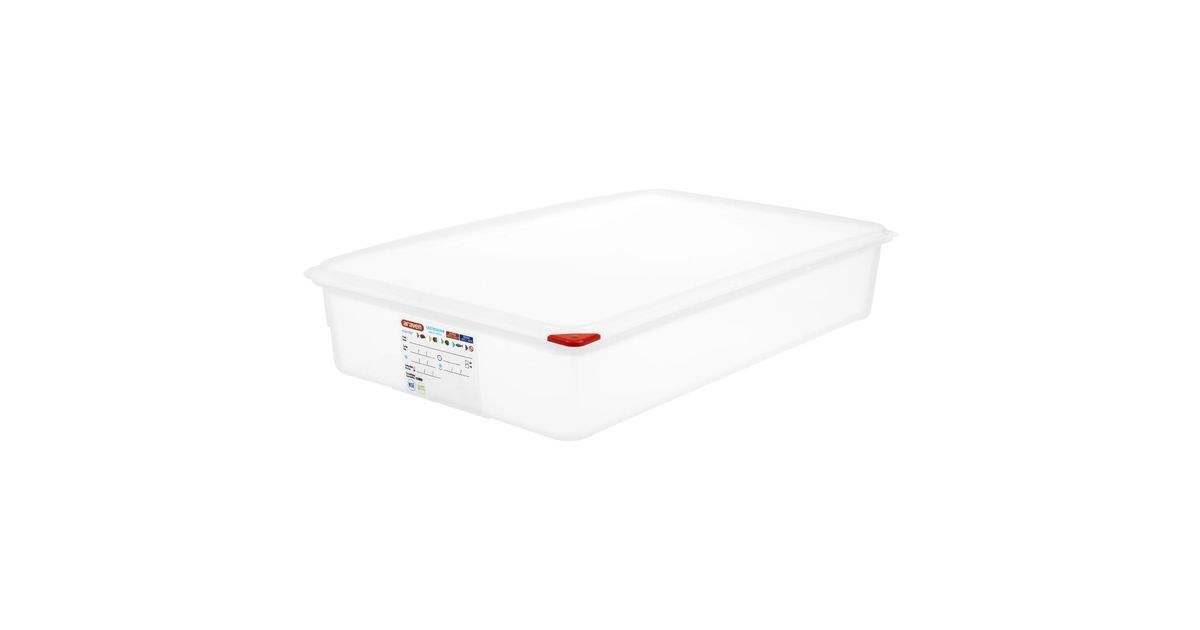 Araven GL260 Polypropylene 1/1 Gastronorm Food Storage Containers with ...