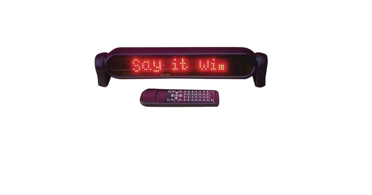 Non Branded Y951 LED Portable Moving Message Machine - Catering ...