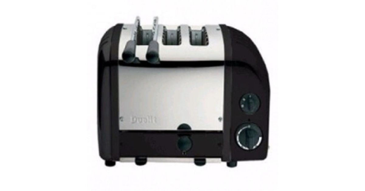 Dualit 31205 2 + 1 Combi Vario 3 Slice Toaster Black - Catering ...