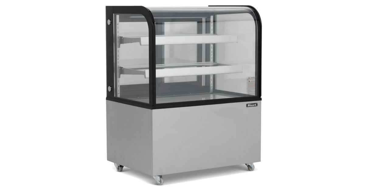 Blizzard DC270 1160mm Wide Mobile Curved Glass Patisserie Serve Over ...