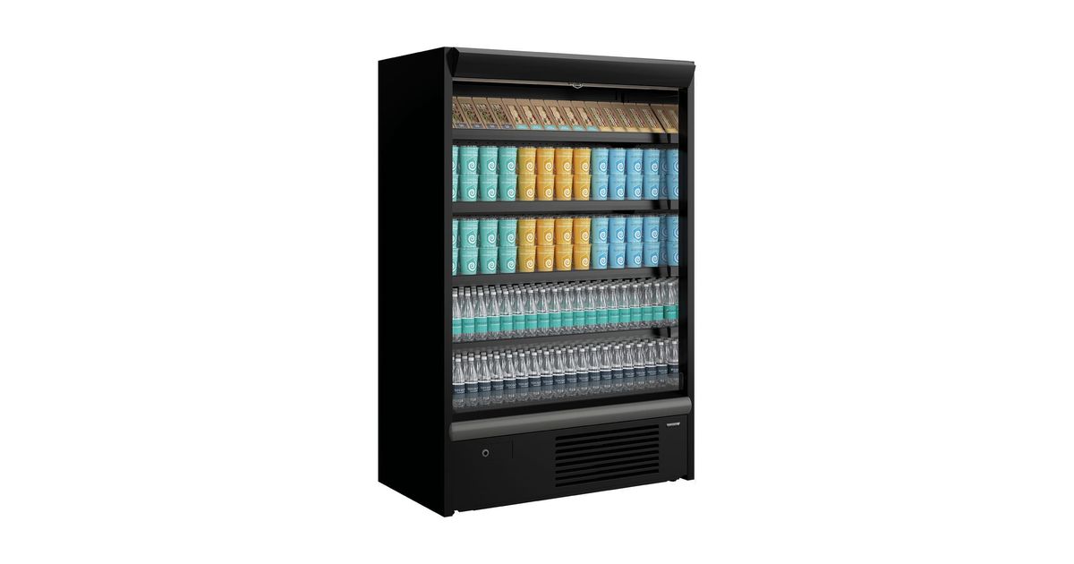 Tefcold GALAXY G14 BLACK 1334mm Wide Black Multideck Display Fridge ...