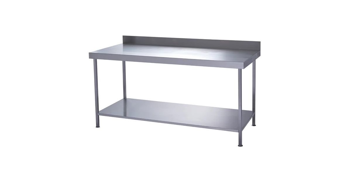 Parry TAB05800-WALL 500mm Stainless Steel Wall Table with One ...