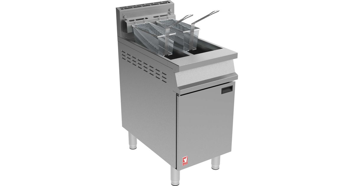 Falcon Dominator Plus Freestanding Twin Tank Gas Fryers