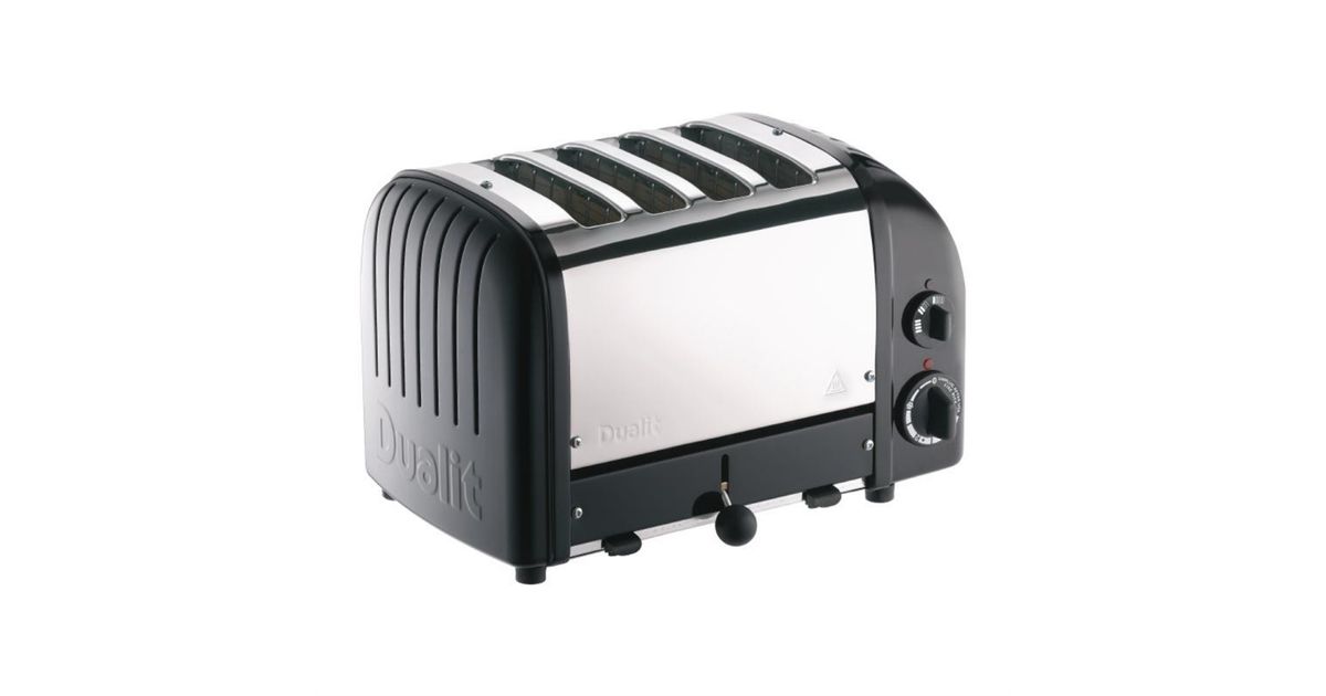Dualit 42166 2 x 2 Combi Vario 4 Slice Toaster Black - Catering ...