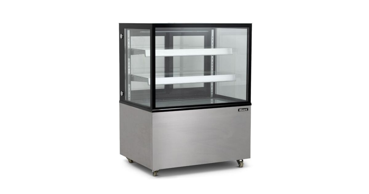 Blizzard RFG15-2 1500mm Wide Flat Glass Patisserie Serve Over Counter ...