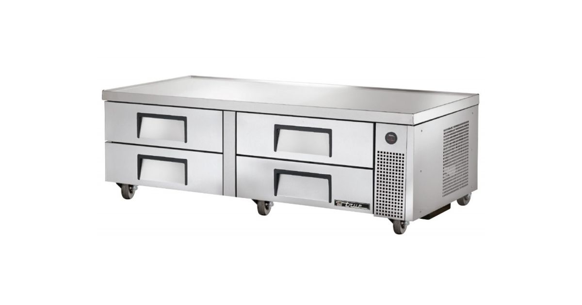 True TRCB-72 4 Drawer Stainless Steel Refrigerated Chef Base - Catering ...
