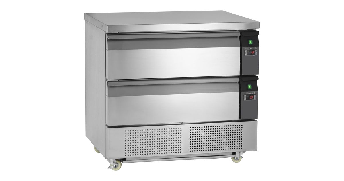 Tefcold UD2-2 4 x 1/1GN Stainless Steel Dual Temperature Fridge ...