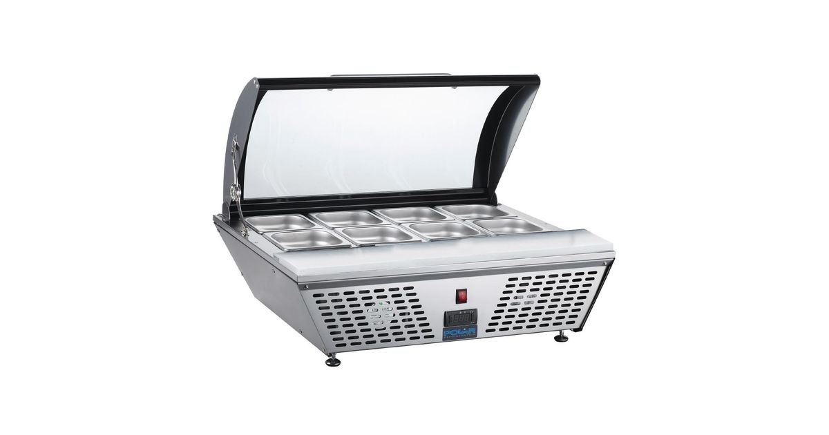 Polar G-Series GP293 4 x 1/3GN Refrigerated Countertop Food Prep ...
