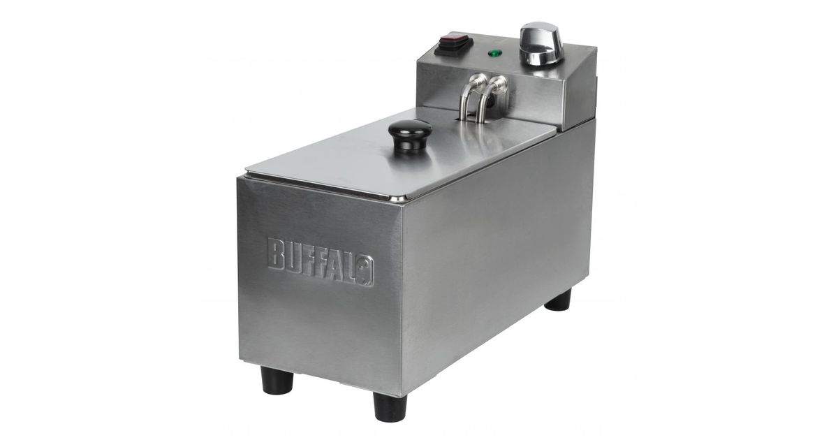 Buffalo FC255 3 Ltr Electric Countertop Single Tank Fryer (1 x Basket ...