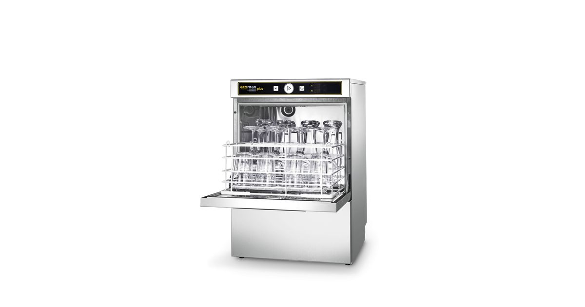 Hobart Ecomax Plus Premium G415-11D 16 Pint Undercounter Glasswasher ...