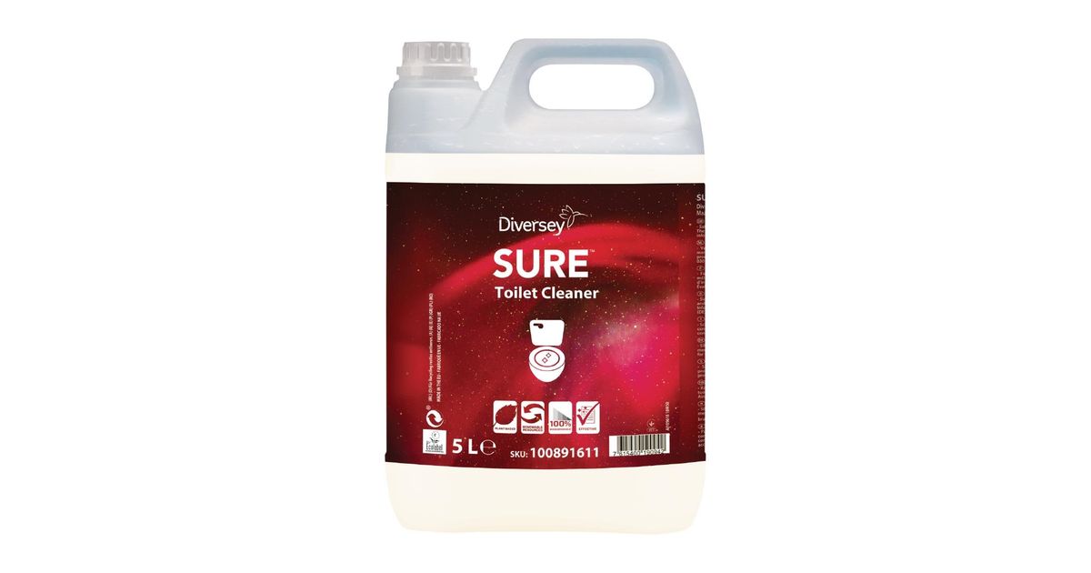 Diversey SURE CX828 Toilet Cleaner Ready To Use 5Ltr - Catering ...