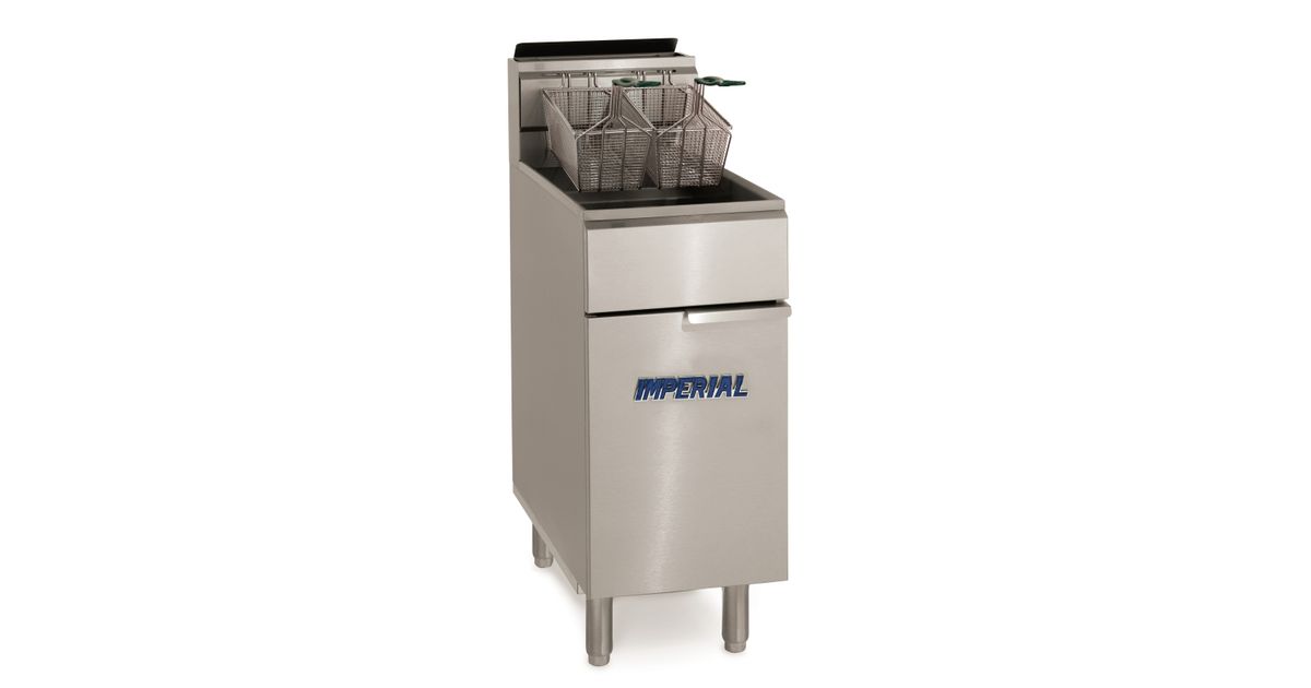Imperial CIFS-40/P 22 Ltr Propane Gas Freestanding Single Tank Fryer (2 ...