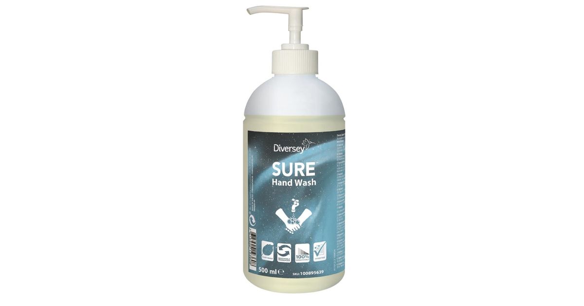 Diversey SURE CX840 Perfumed Liquid Hand Wash 500ml - Catering ...