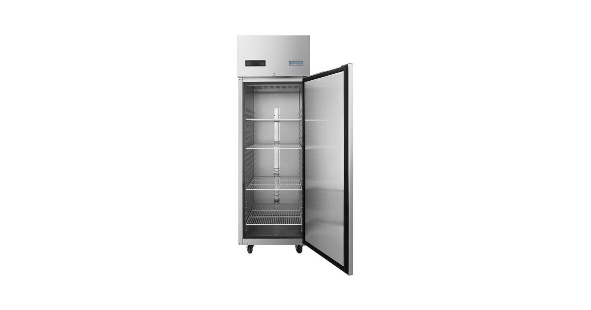 Arctica HEG673 Medium Duty 488 Ltr Upright Single Door Stainless Steel ...