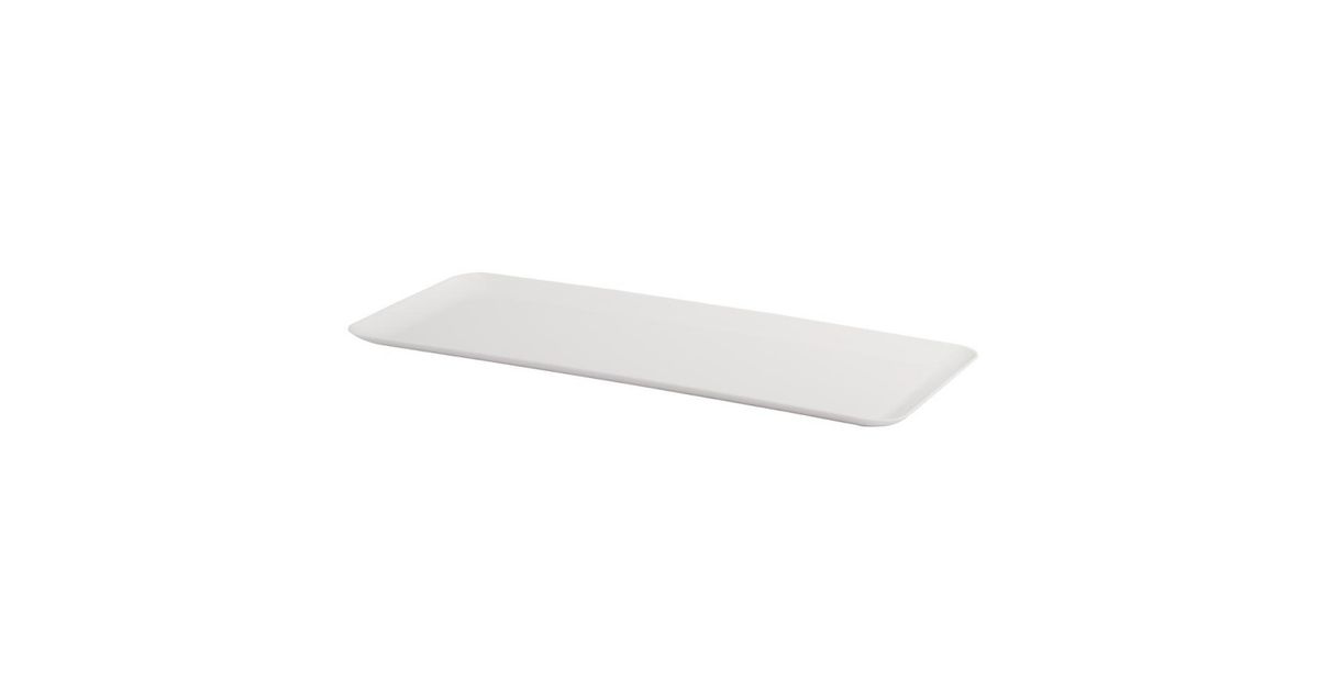 Dalebrook L291 Rectangular White SAN Tray - Catering Appliance Superstore