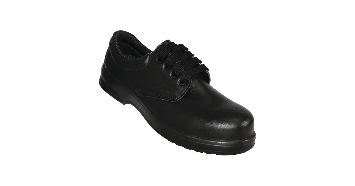 Slipbuster Footwear A844-41 Safety Lace Up Shoes Black Size 7 ...
