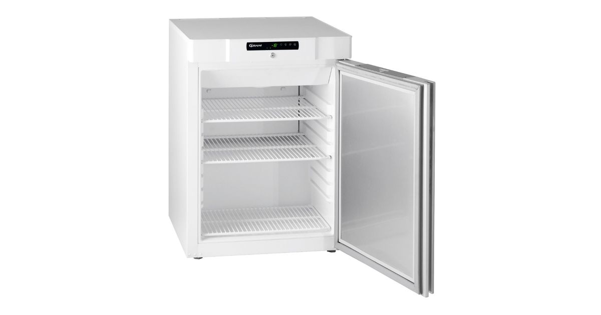 Gram COMPACT F210 LG 3W 125 Ltr Undercounter Single Door White Freezer ...