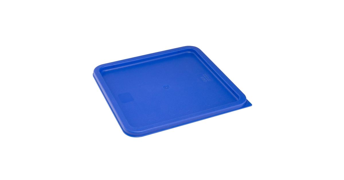Hygiplas HY412 Square Measuring Container Lid Blue Large - Catering ...