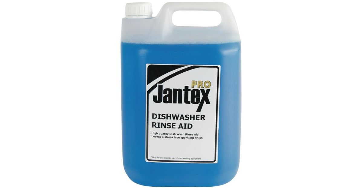 Jantex GM982 Dishwasher Rinse Aid 5Ltr - Catering Appliance Superstore