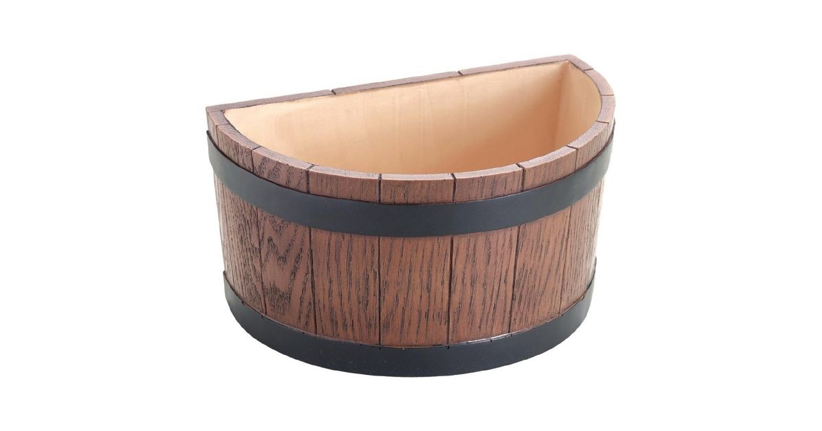 Non Branded DL223 Barrel End Wine And Champagne Bucket Half | Catering ...