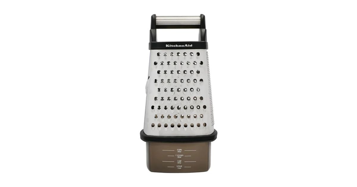 Kitchenaid DX314 Box Grater with Container Black - Catering Appliance ...