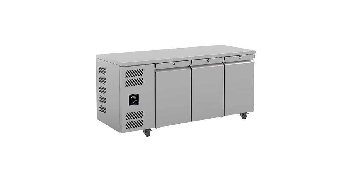 Williams Jade HJC3-SA 545 Ltr 3 Door Stainless Steel Refrigerated Prep ...