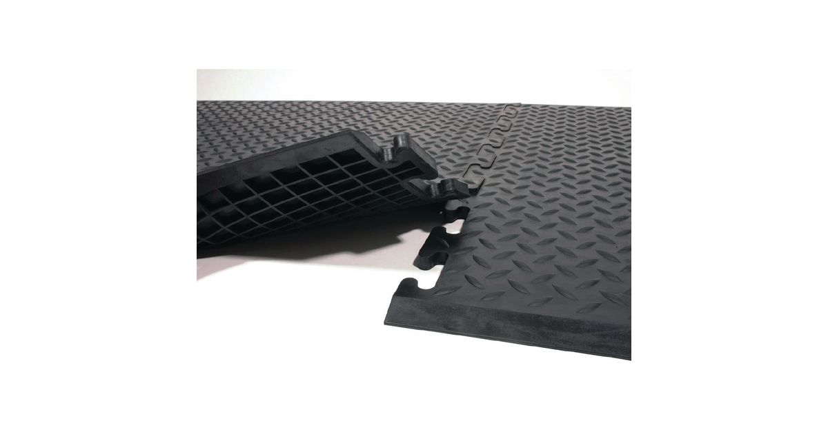 Coba Comfort CD542 Rubber Workplace Mat Interlocking Middle Piece 700(W ...