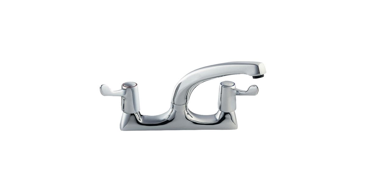 KWC DVS FT868 Deck Mounted Mixer Tap With Levers - Catering Appliance ...
