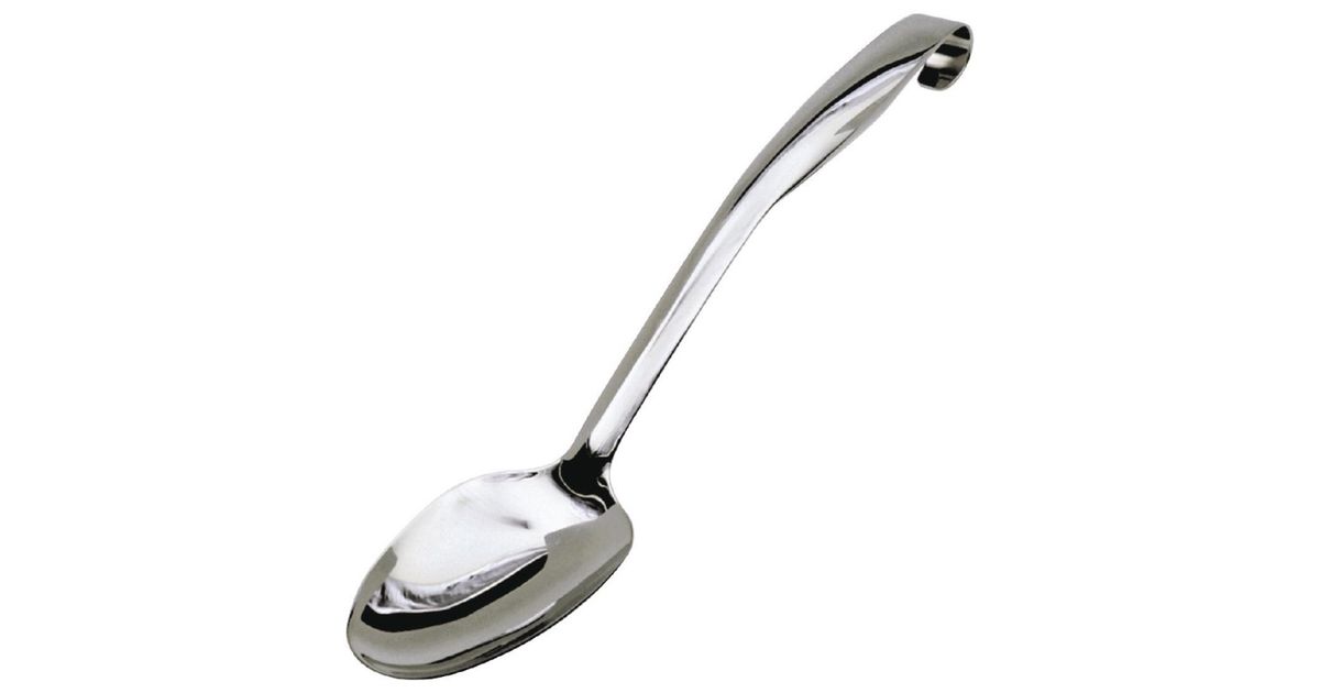 Vogue CY401 Stainless Steel Serving Spoon 355mm - Catering Appliance ...