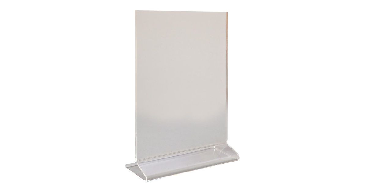 Beaumont CZ422 Perspex Menu Holder Vertical A5 - Catering Appliance ...
