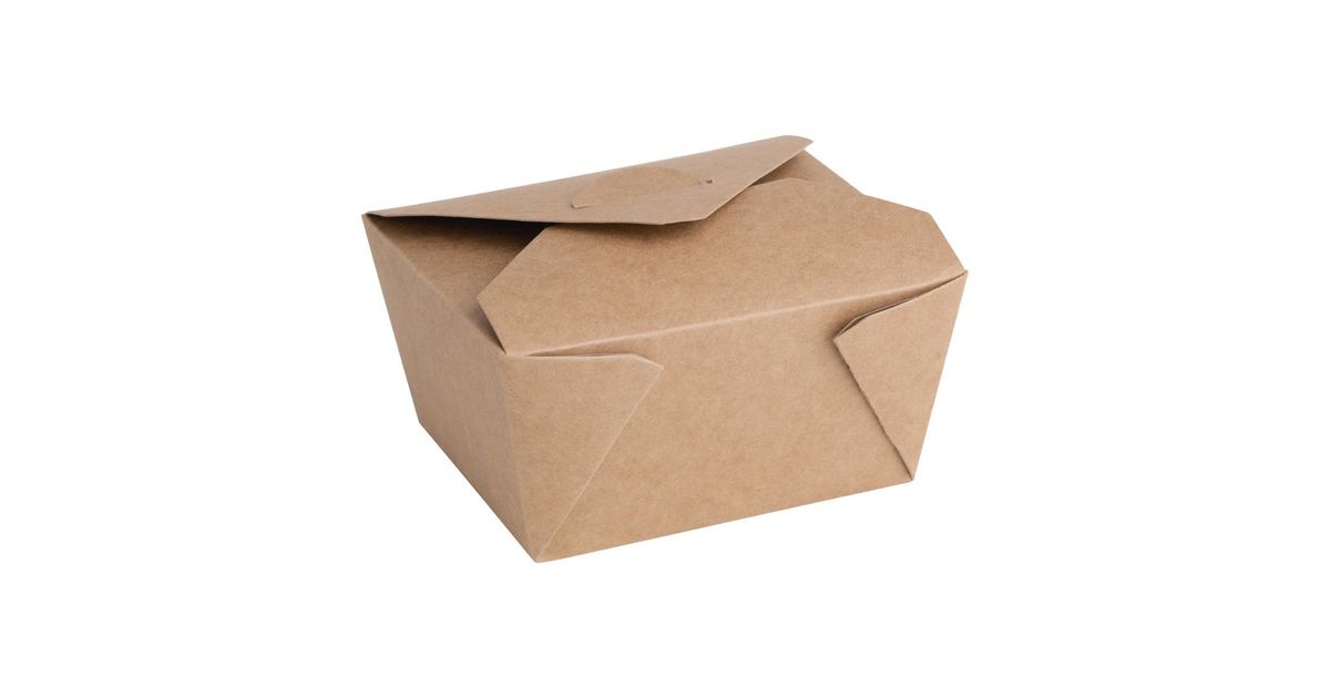 Fiesta Recyclable FN894 Cardboard Takeaway Food Containers 600ml (Pack ...