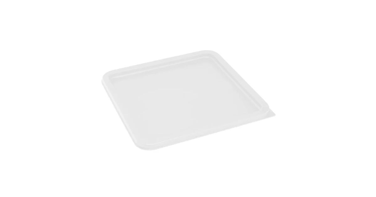 Hygiplas HY418 Square Measuring Container Lid White Large - Catering ...