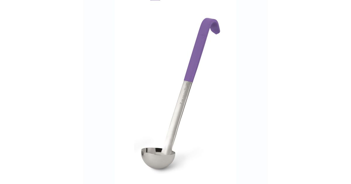 Vollrath 4980280 Stainless Steel Purple Kool-Touch® Ladle 60ml ...