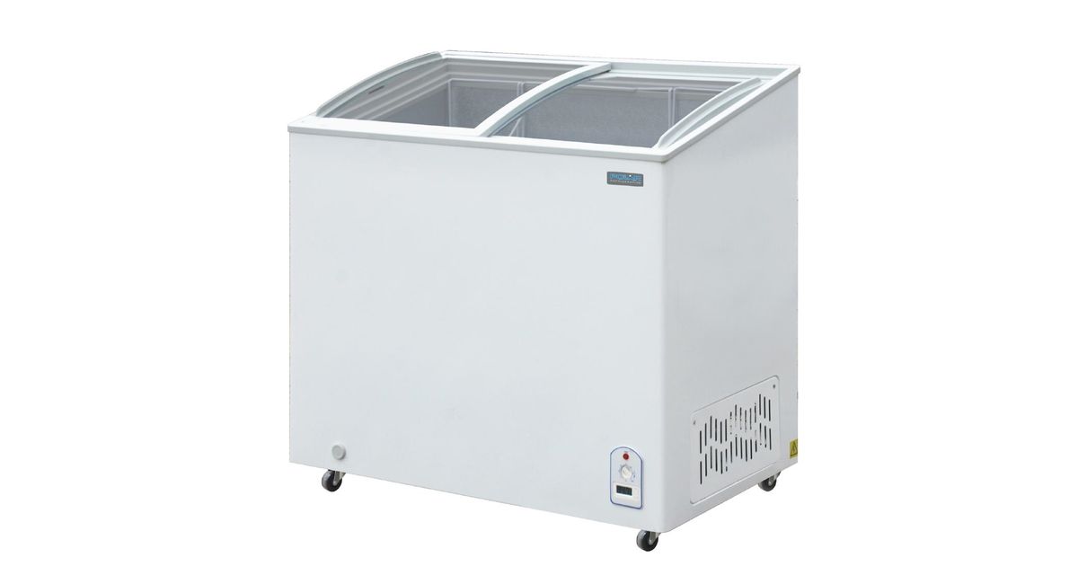 Polar G Series 200 - 400 Ltr Glass Lid Display Chest Freezers