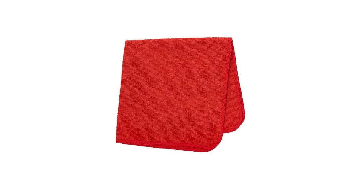 EcoTech FA217 Microfibre Cloths Red (Pack of 10) - Catering Appliance ...