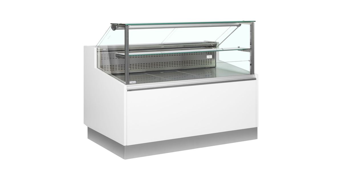 Tefcold BRABANT150 1453mm Wide Flat Glass Serve Over Counter Display ...