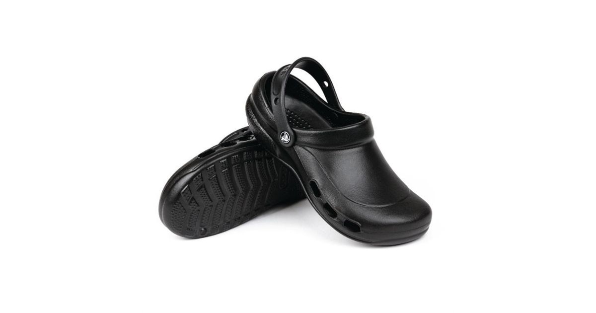 Crocs A478-40 Specialist Black Vent Crocs - Catering Appliance Superstore