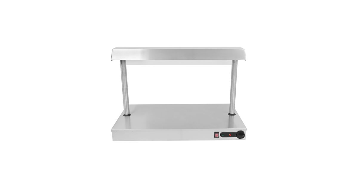 Parry QLD2 Countertop Heated Display With Quartz Lamp Gantry (2 x 1/1 ...
