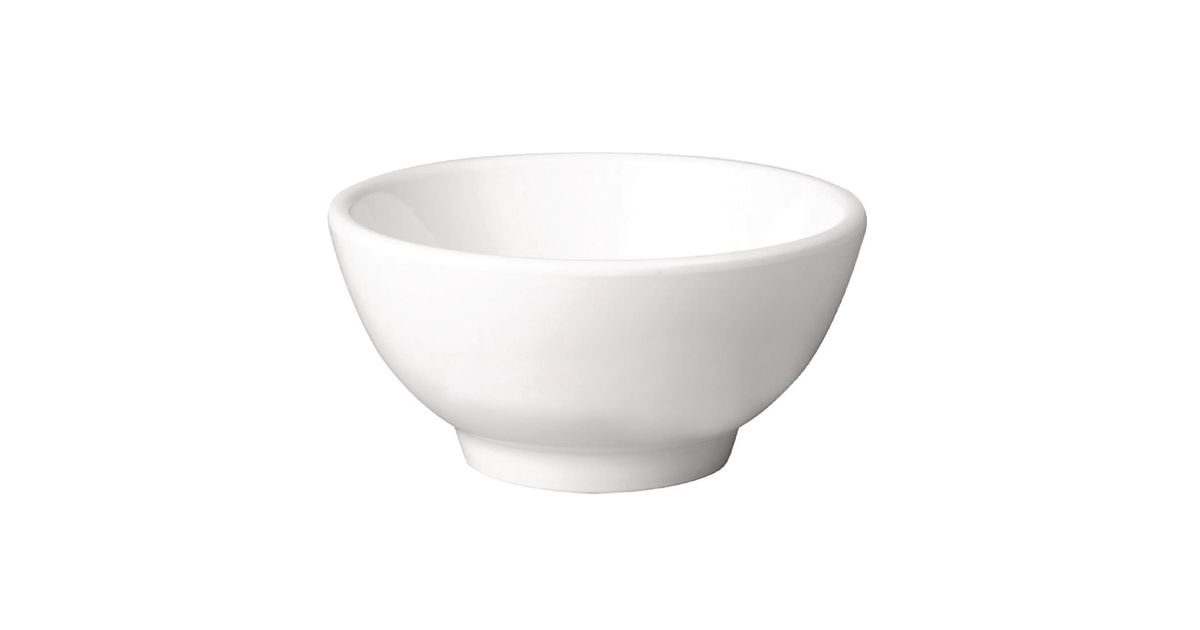 APS Pure GF140 Melamine White Round Mini Bowl 20ml - Catering Appliance ...