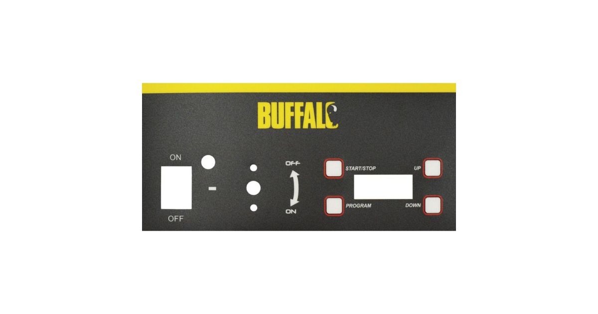 Buffalo AF490 Decal Sticker - Catering Appliance Superstore