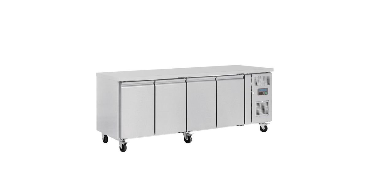 Polar U-Series G379 449 Ltr 4 Door Stainless Steel Slimline ...